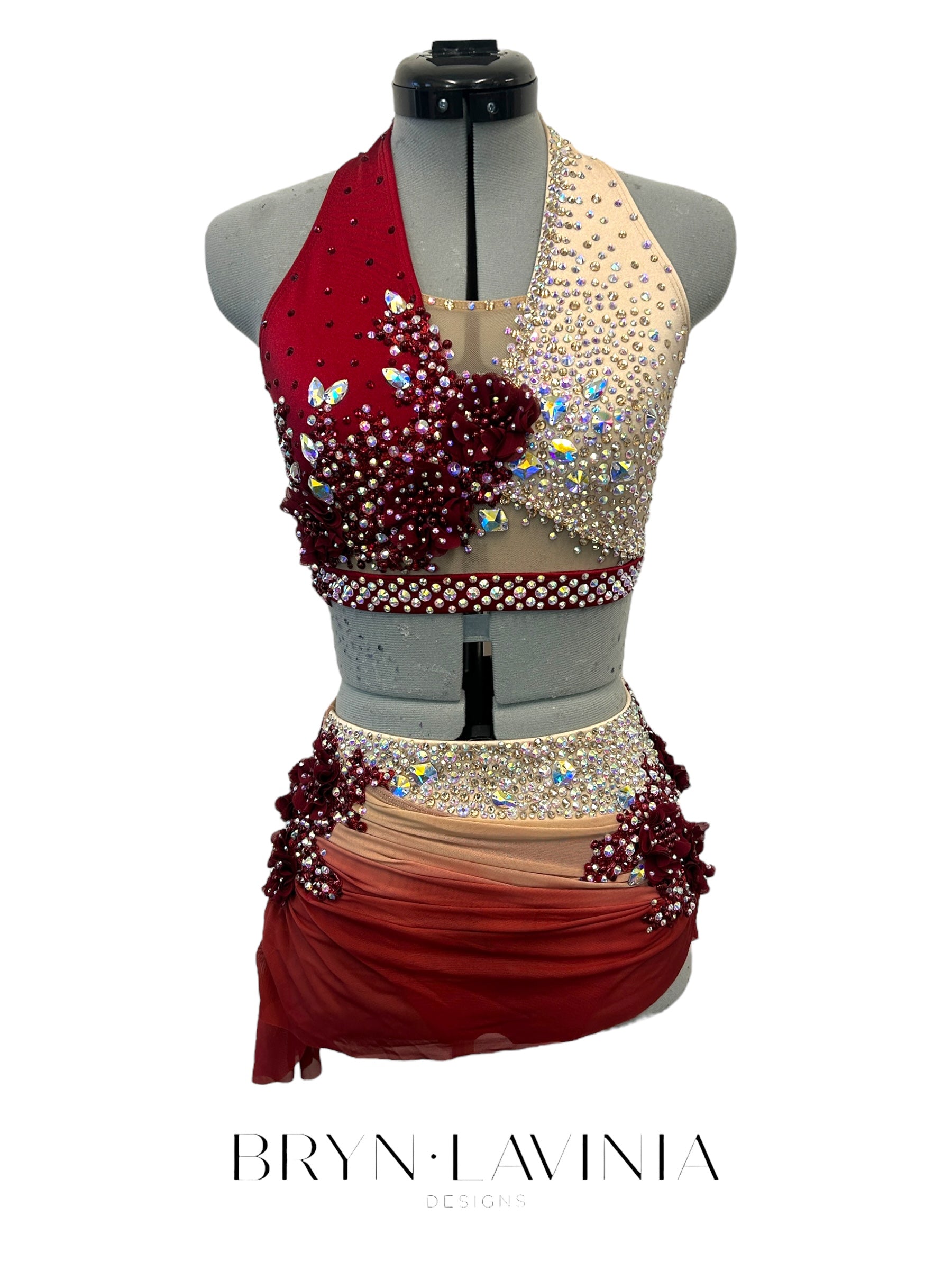 NEW AS Scarlet/Nude ombré ready to ship costume – Bryn Lavinia Designs